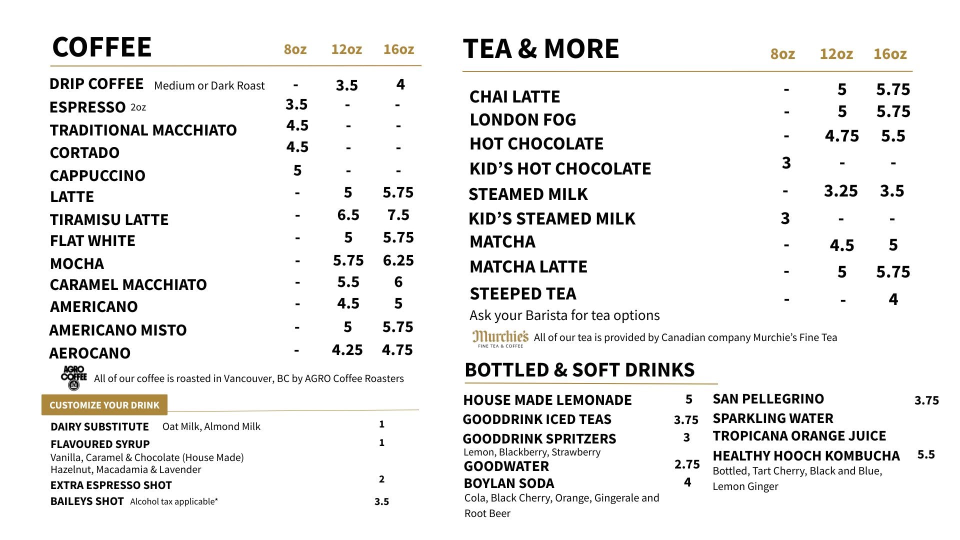 Maple Ridge Menu – Blacksmith Bakery