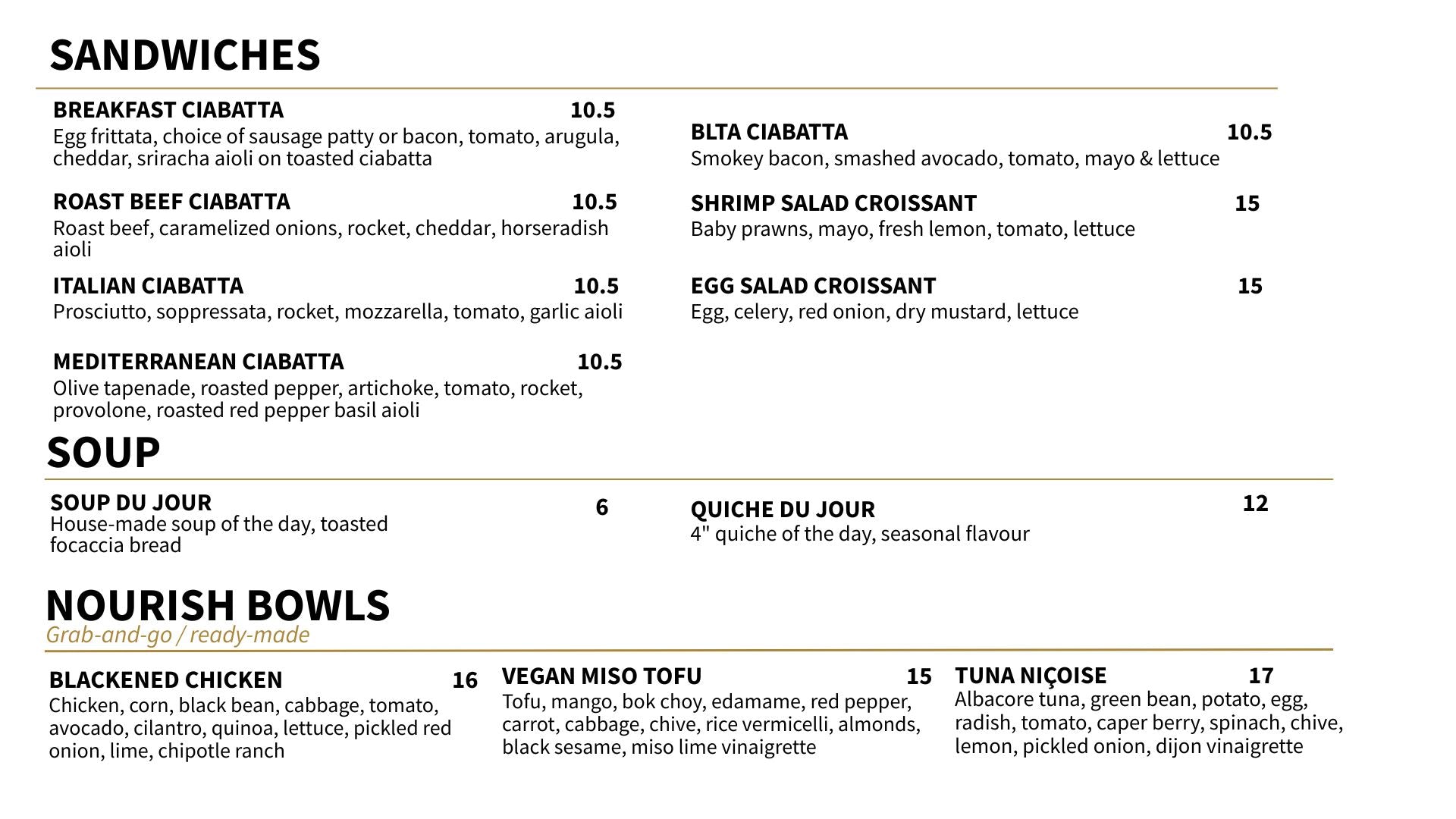 Maple Ridge Menu – Blacksmith Bakery